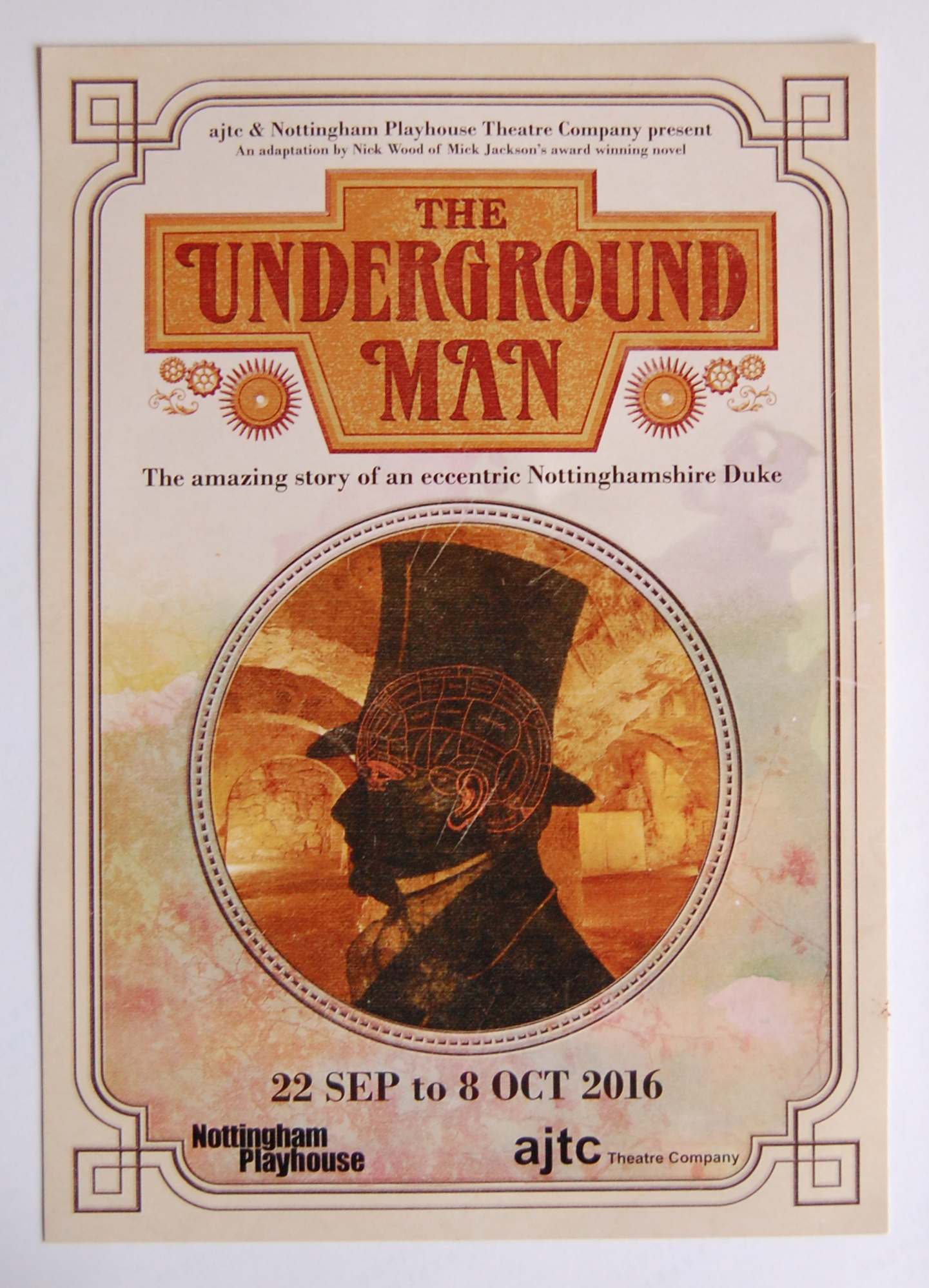 Review: The Underground Man at Nottingham Playhouse Neville Studio ...