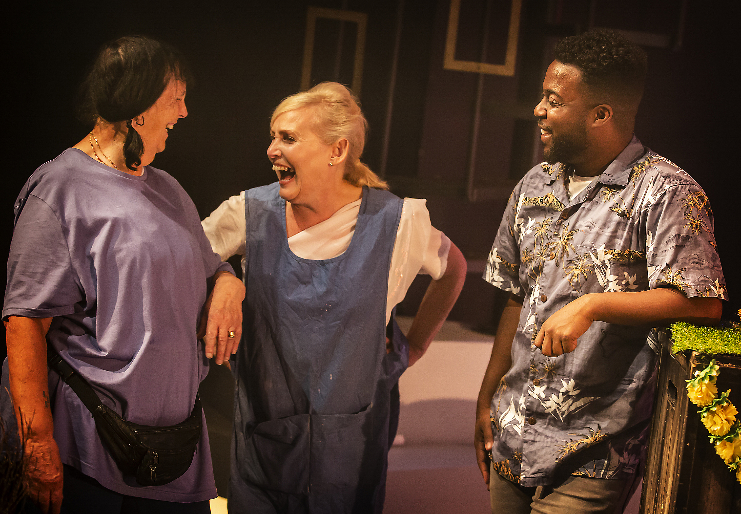 (L-R) Sue Withers, Wendy Gerrard-Tarpey and Blaine Greene (all ensemble ...