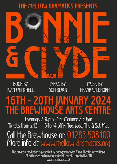 Review: Bonnie and Clyde. The Mellow Dramatics. Brewhouse Burton – East ...